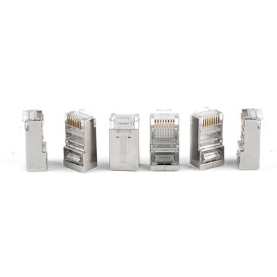 PC Cat5e Shielded Ftp Rj45 Modular Plug For Network Cable Connect